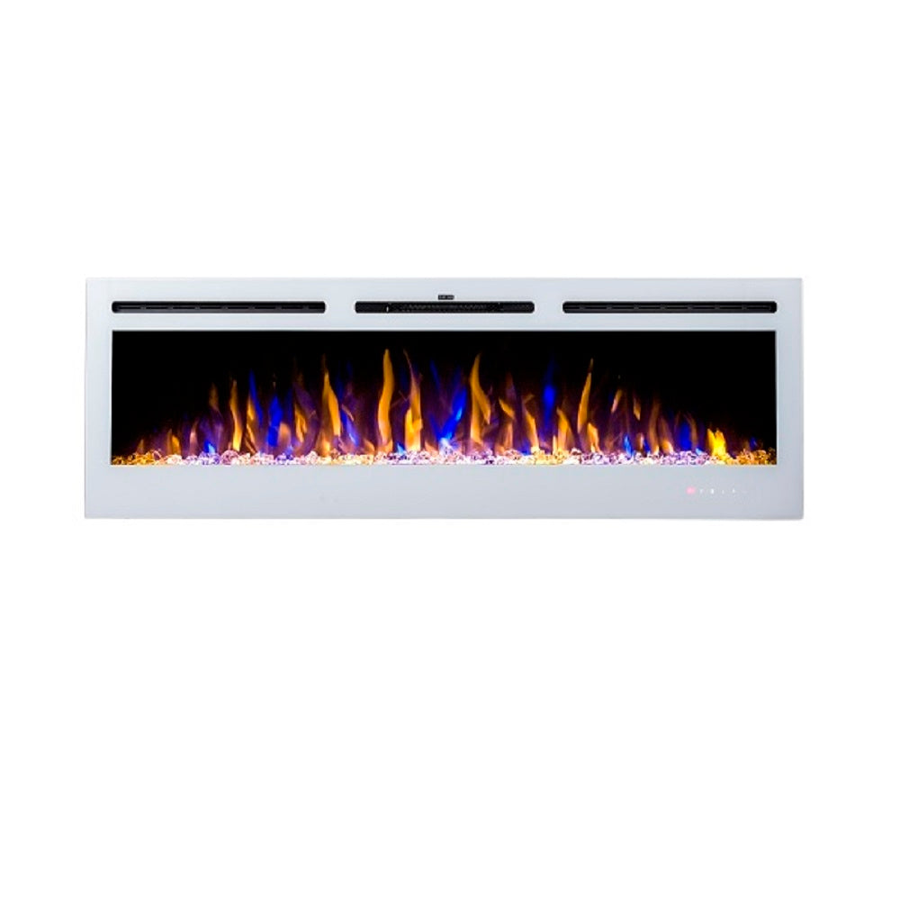 2025 TruFlame™ 50inch Wide White Wall Mounted Electric Fire